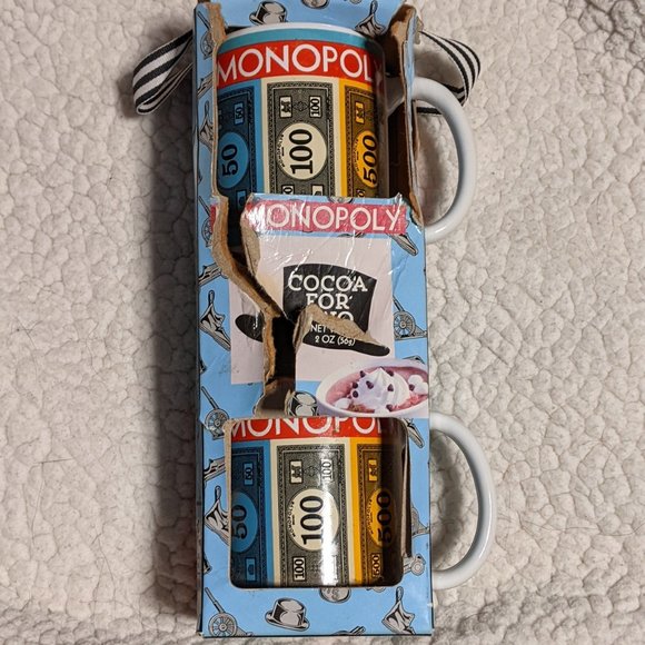 Hasbro | Kitchen | Monopoly Money Bills Ceramic Coffee Tea Cup Mug ...
